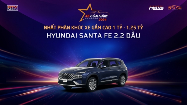 [XE CỦA NĂM 2024] Giám khảo đánh giá cao Hyundai Santa Fe 2.2 Dầu ...